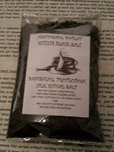 Hand Blended By Celtic Witch - Witches Exceptionally Potent Black Salt ...