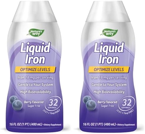 Amazon.com: Nature's Way Liquid Iron, Provides Daily Value of Iron ...