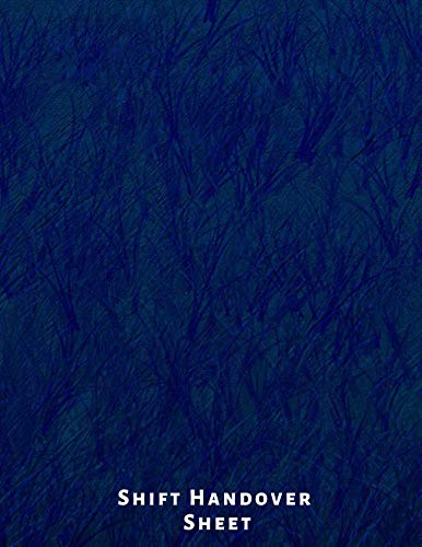 Shift Handover Sheet: Daily Staff Management Logbook Template Sheets ...