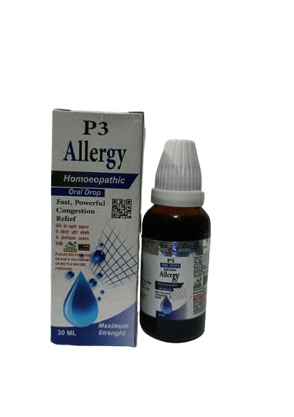 P3 Allergy drop (30ml X 3 Bottles) : Amazon.in: Health & Personal Care