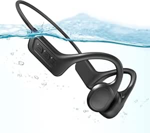 SilisoundTek Bone Conduction Swimming Headphones,Waterproof IP68 ...