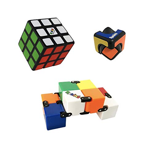 Rubik's Cube 3-Piece Gift Set (Infinity Cube, Squishy Cube and Spin ...
