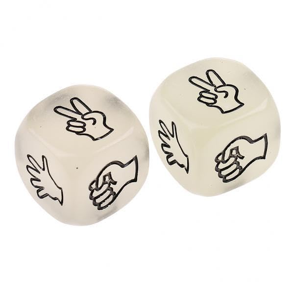 MERISHOPP 5x2 Pieces Finger-guessing Game Funny Dice Rock-Paper ...