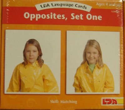 Opposites Set 1 (Lda Language Cards) : School Specialty Publishing ...