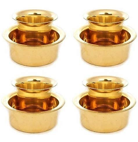 Buy Tea Dabara Set 1952 Coffee Brass Dabara Tumbler - South Indian ...