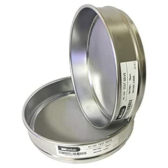 KimLab Economy Test Sieve #325 / 45μm Mesh Size,304 Stainless Steel ...