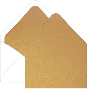Amazon.com : Antique Gold Euro Flap Envelope Liner - A9 Stardream Metallic, 25 Pack : Office ...