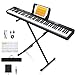Amazon.com: Donner Piano Keyboard 88 Keys, Beginner Digital Keyboard ...