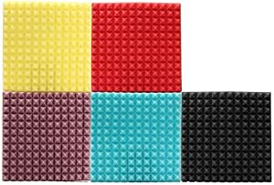Amazon.com - MYAMIA 35X35X5Cm Acoustic Soundproofing Sound-Absorbing ...