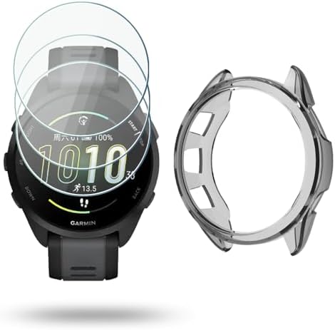 Amazon.com: AFUNTA Screen Protector Compatible Garmin Forerunner 35, 3 ...