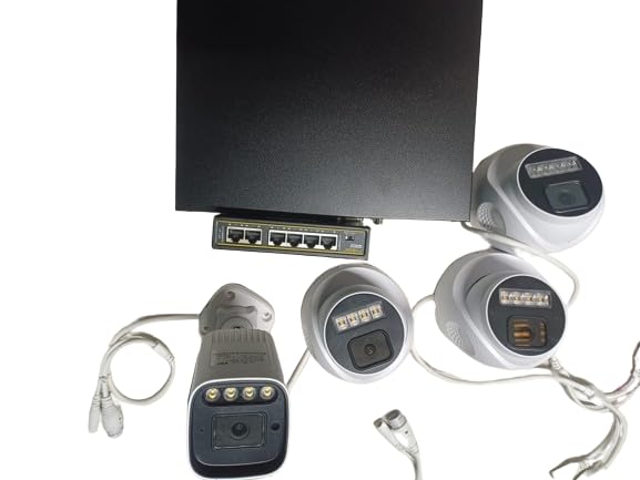 CCTV 5 MP IP Wired CCTV Camera, Indoor/Outdoor, Color Night Vision ...