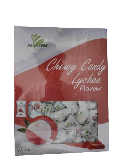 Haoliyuan Thai Chew Candy Lychee Flavour 300 Piece 1050g (Imported ...