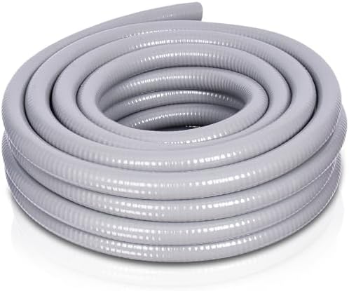 Feotech 2 Inch Flexible Conduit 25 FT Non Metallic Liquid-Tight Conduit ...