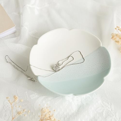 Amazon.com: Mecaikru Ceramic Trinket Dish, Ring Tray, Decorative ...