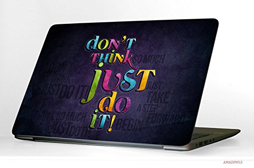 Amazowls laptop skin motivation typography with Inspiring Life Quotes ...