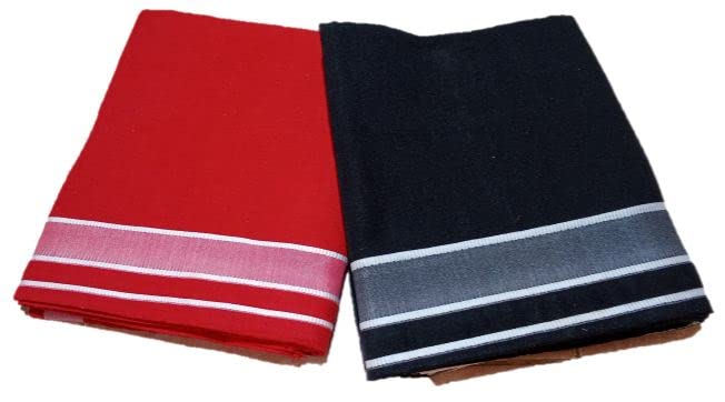 Buy Handloom cool cotton plain colour single piece Lungi/Dhoti/Mundu ...