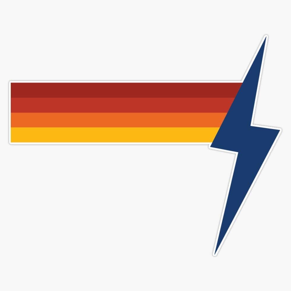 Amazon.com - Retro Lightning Vinyl Waterproof Sticker Decal Car Laptop ...