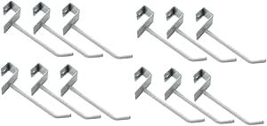 Amazon.co.jp: HOLIDYOYO 12pcs Square Tube Hooks Framing Hammer Panel ...