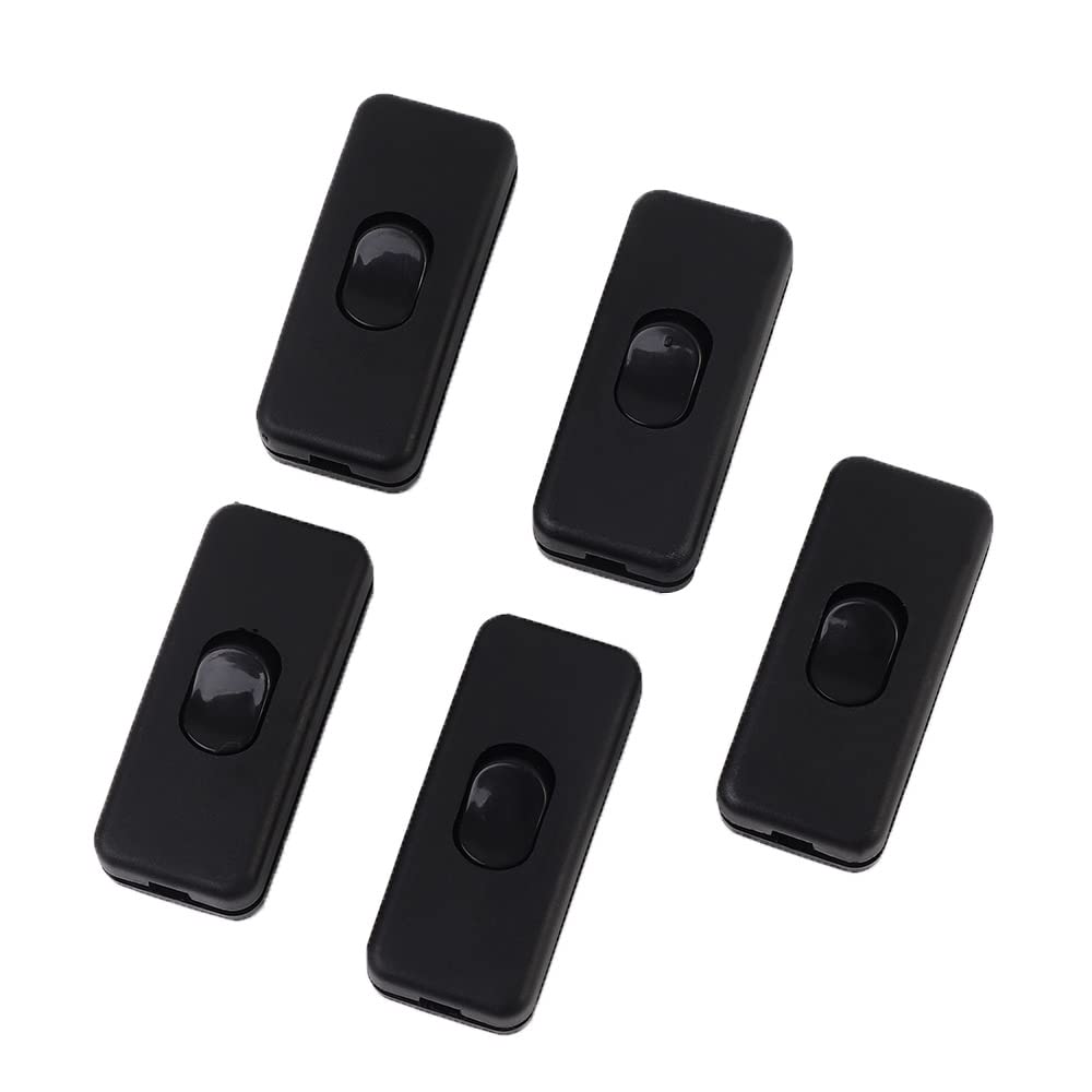 Leadigol 5PCS Inline Cord Switch,Table Lamp Desk Light Cord Cable ...