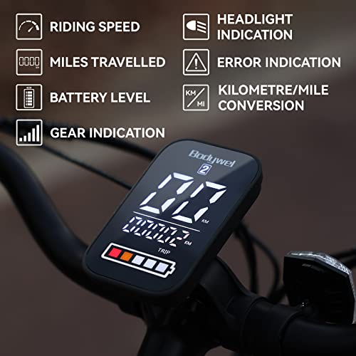 Bodywel Electric Bike, 26/27.5'' City Electric Bikes, E Bike Electric ...