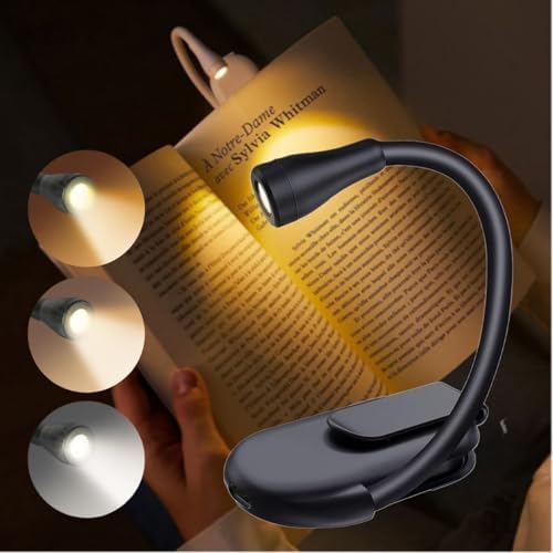 AMFUN Reading Light, LED Book Lights, Rechargeable Book Light for ...