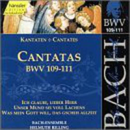 BACH,JOHANN SEBASTIAN - Bach: Cantatas, BWV 109-111 - Amazon.com Music