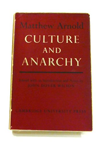 Amazon.fr - Culture and Anarchy - Matthew Arnold - Livres