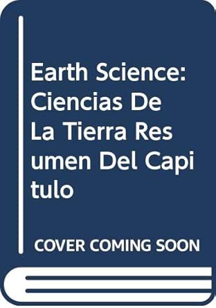 Amazon.com: Earth Science: Ciencias De La Tierra Resumen Del Capitulo ...