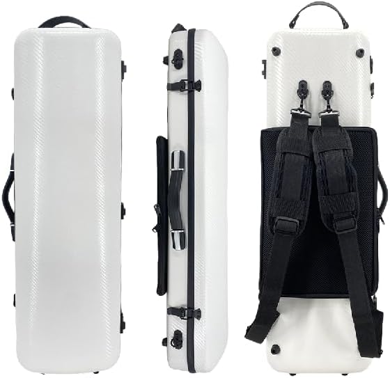 Amazon.com: YoungMonic 4/4 Full Size Violin Case Carbon Fiber ...