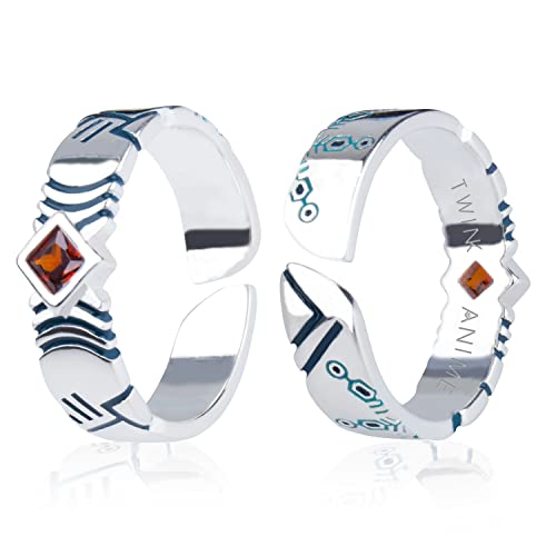 TWINKANIME Demon Slayer Akaza S925 Bague tendance style anime « All 27 ...