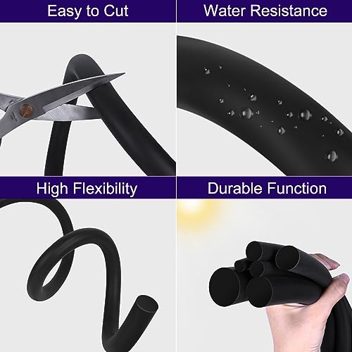 Snapklik.com : Backer Rod EPDM Rubber 1/2 Diameter X 20 Length Caulk ...