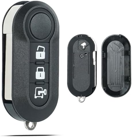 Amazon.com: SUPALAND Key Fob Shell Case Replacement for Ram ProMaster 1500 2500 3500 Fiat 500 ...
