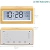 Amazon.com: Navaris Digital Alarm Clock for Bedside or Desk with Light ...