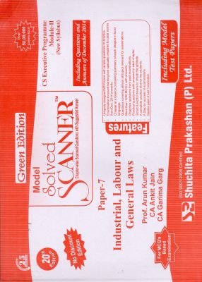 CS EXECUTIVE PROGRAMME MODULE-2 PAPER-7 INDUSTRIAL,LABOUR AND GENERAL ...