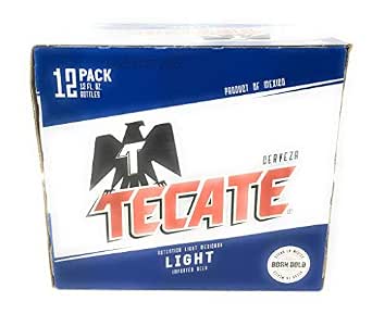Amazon.com: TECATE Light 12Pk, 12 FZ : Grocery & Gourmet Food