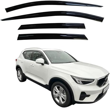 AUTO CLOVER Wind Deflectors Set for Volvo XC40 / EX40 2018+ (4 pieces ...