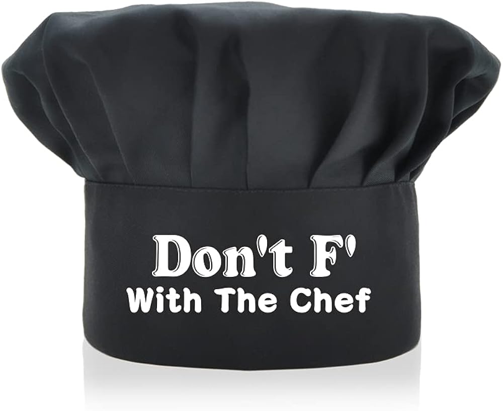 Amazon.com: AGMdesign Don't F with The Chef Funny Chef Hat, Funny Chef ...