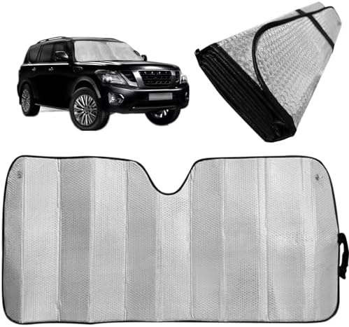 Amazon.com: BNYD Car Windshield Sunshade Foldable Reflective Sun Visor ...