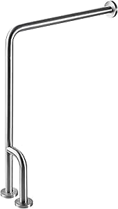 Amazon.com: SUZEPER Handicap Rails Stainless Steel Handicap Grab Bars Rails Floor Toilet ...