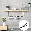 Amazon.com: Heavy Duty Shelf Brackets - 8 Pcs L Shaped Metal Wall Mount ...