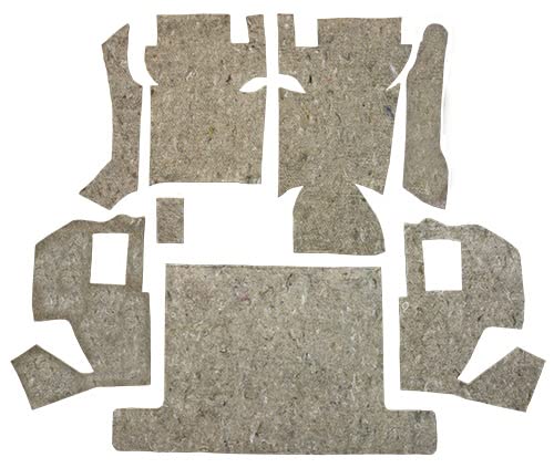 Amazon.com: Die Cut Jute Pad Kit Carpet Flooring fits 1968-1977 ...