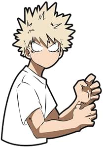 Amazon.com - Anime MHA Katsuki Bakugo Cool Vinyl Decal Sticker UV ...