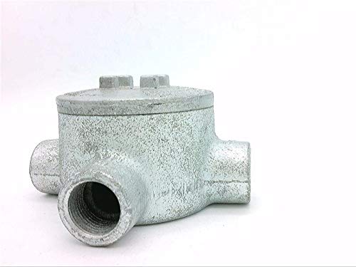 OZ GEDNEY GUAX75 Iron Body ZINC Plated, Outlet Box, Type X, 3/4IN NPT ...
