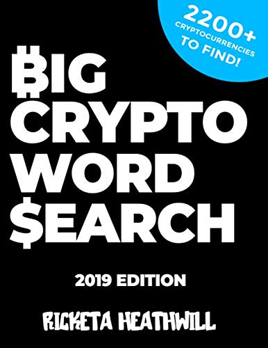 Big Crypto Word Search: Find Over 2200 Cryptocurrencies - including ...