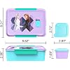Amazon.com: Zak Designs Disney Frozen 2 Reusable Plastic Bento Box with ...