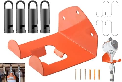 1 Pack Trimmer Rack Suit + 4 Pack Heavy Duty Garage Storage Hooks ...