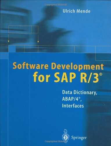 Amazon.co.jp: Software Development for SAP R/3®: Data Dictionary, ABAP ...