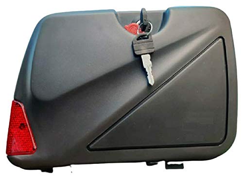 Cine Star Super Side Bike Luggage Box for TVS XL 100 (Black) : Amazon ...
