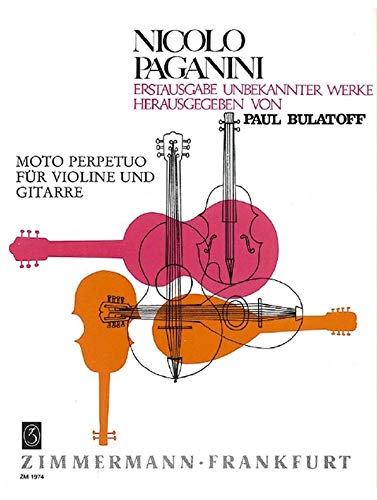 Amazon.com: Paganini: Moto perpetuo, Op. 11: 9790010197401: PAGANINI: Books