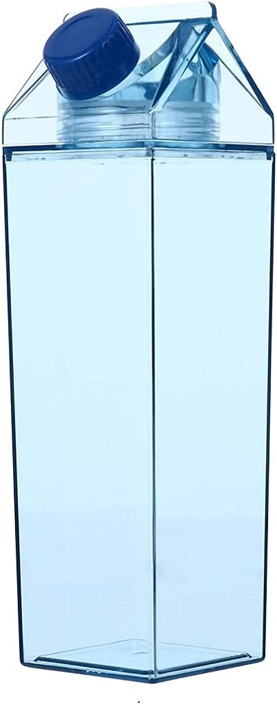 Amazon.com: FveBzem Milk Carton Water Bottle 33oz (1000mL) Plastic ...